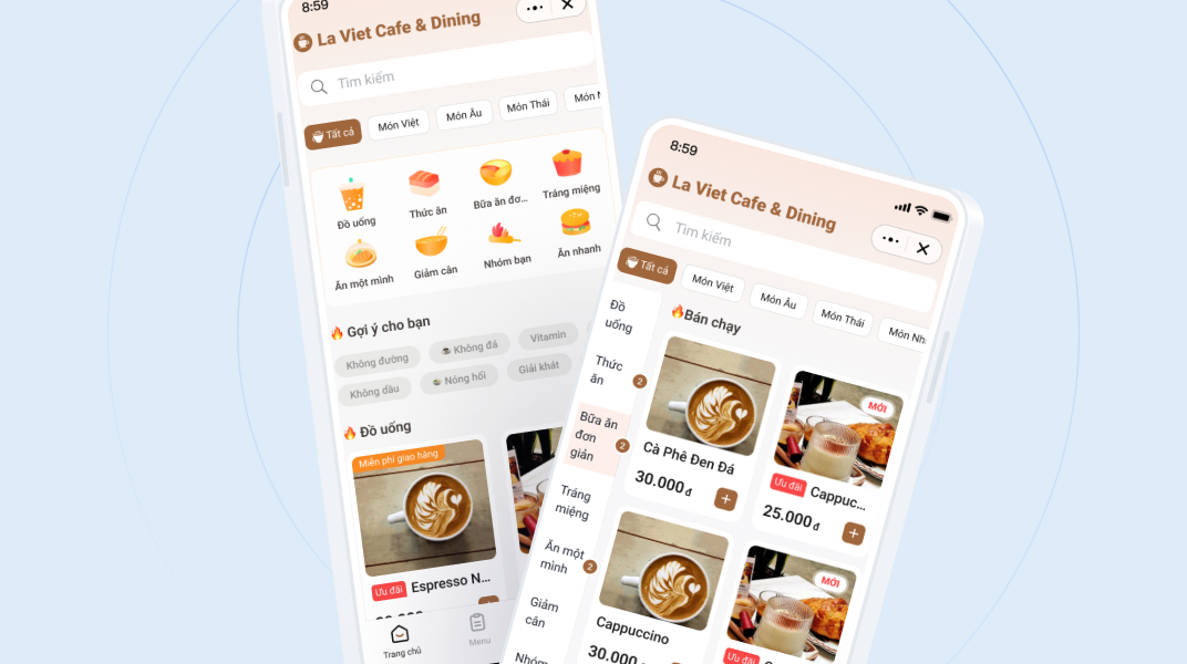 Zalo Mini App UI Templates
